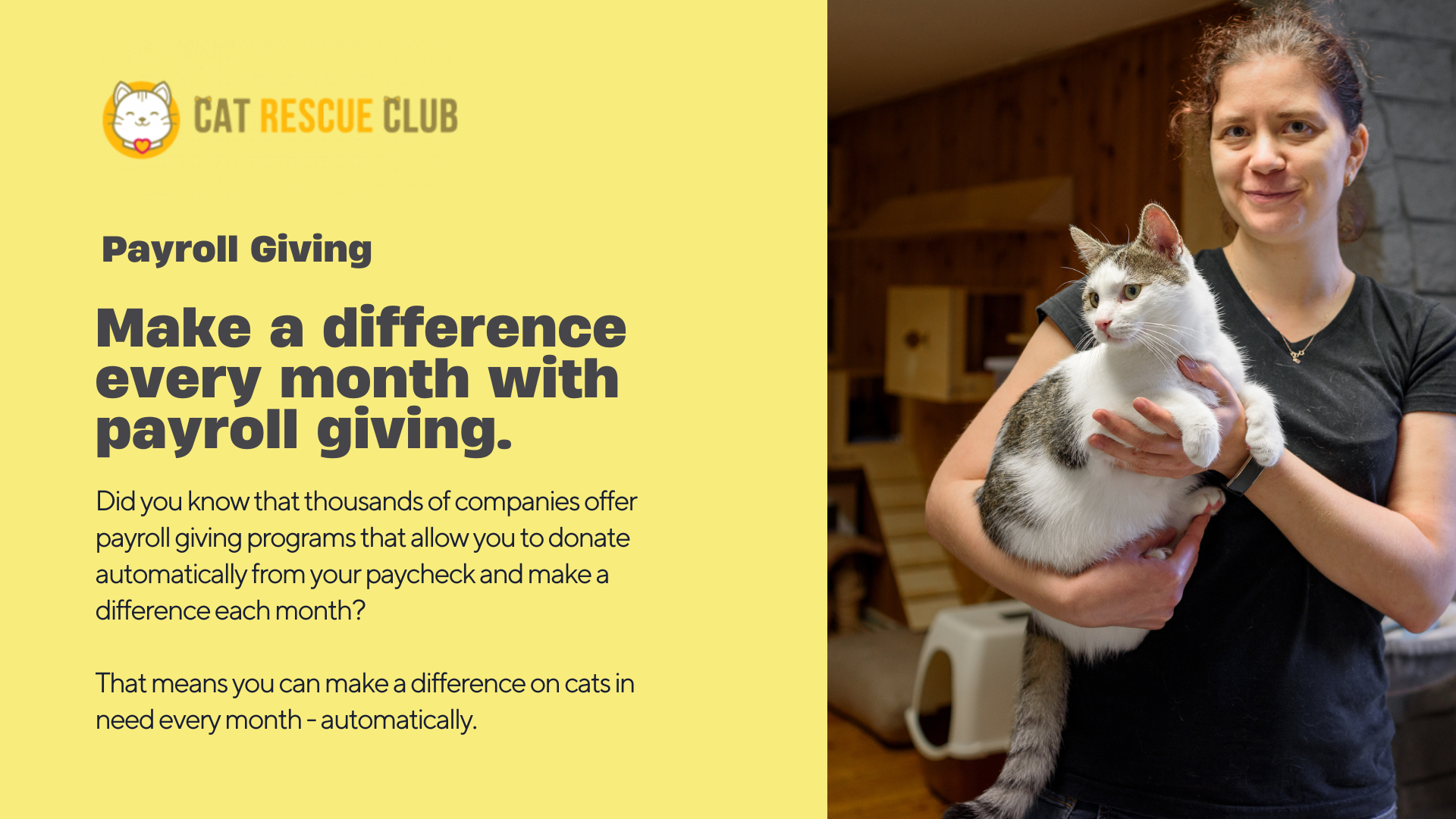 Payroll Giving – Cat Rescue Club
